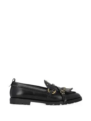 Pinko Studded Fringed Loafers