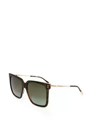 Missoni Tortoiseshell-effect Square-frame Sunglasses - Brown