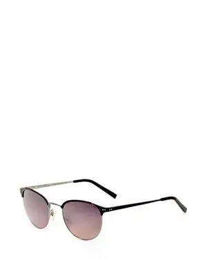TURA X Kate Young Round-frame Sunglasses - Black