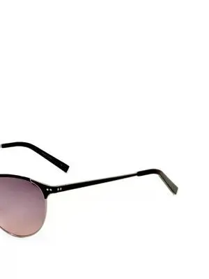 TURA X Kate Young Round-frame Sunglasses