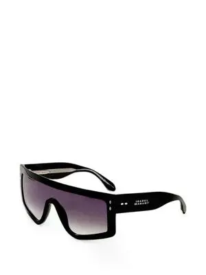 Isabel Marant Geometric-frame Sunglasses - Black