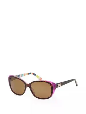 Kate Spade New York Hilde Tortoiseshell-effect Geometric-frame Sunglasses