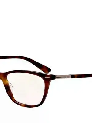 Calvin Klein Tortoiseshell-effect Square-frame Glasses