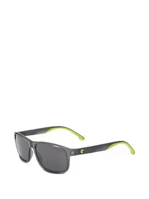 Carrera Eyewear Logo-detail Rectangle-frame Sunglasses - Grey