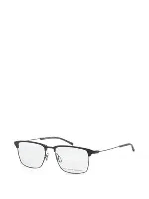 Porsche Design Browline-frame Glasses - Black