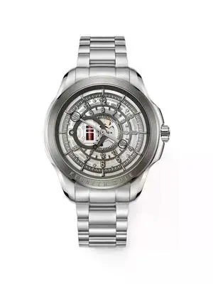 KENNETH COLE Skeleton 44mm Watch - Silver