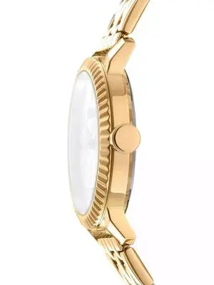 Dkny Fluted Bezel Logo Dial 36mm Watch