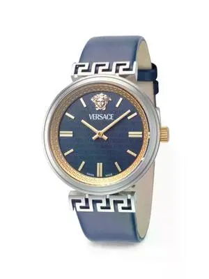 Versace Mythos Greca 36mm Watch - Blue