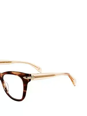 Rag & Bone Rag & Bone Cat-Eye Eyeglasses With Horn-Effect Finish Brown