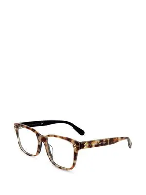 Stella McCartney 53mm Animal Print Eyeglasses - Brown
