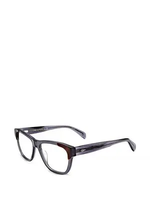 Rag & Bone Rectangle-frame Glasses - Grey