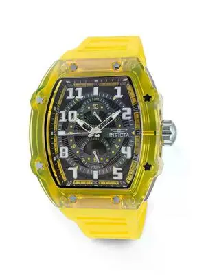 INVICTA Racing Tonneau-case .5mm Watch - Black