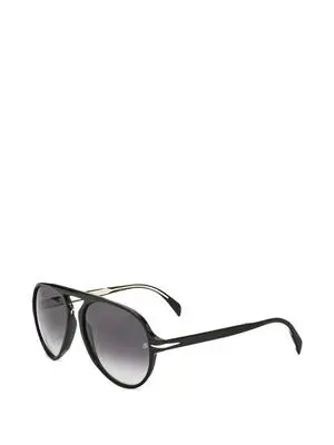 DB EYEWEAR BY DAVID BECKHAM Pilot-frame Sunglasses - Black