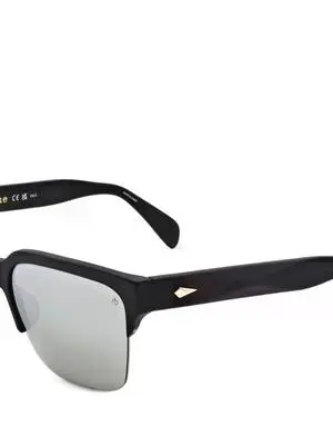 Rag & Bone Matte-finish Square-frame Sunglasses