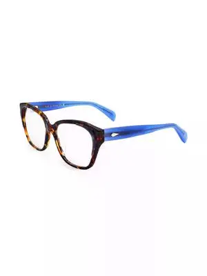 Rag & Bone Tortoiseshell-effect Squared-frame Glasses - Brown
