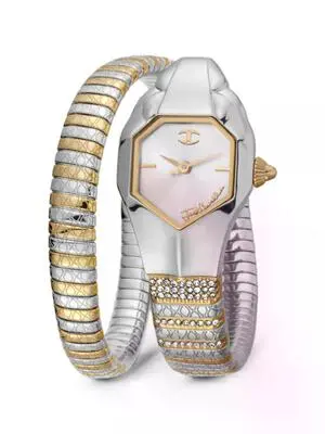 Just Cavalli Snake 22mm Watch - Silver