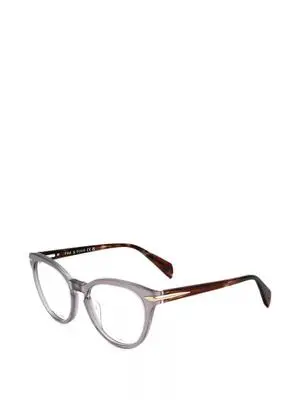 Rag & Bone Round-frame Glasses - Grey
