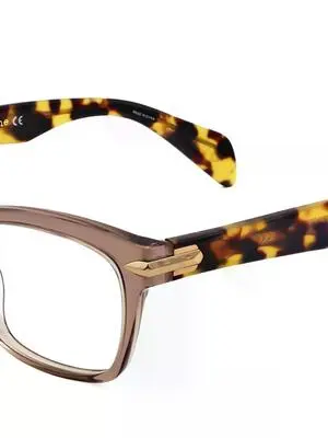 Rag & Bone Tortoiseshell-effect Rectangle-frame Glasses