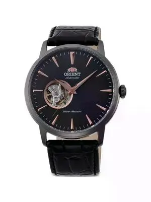 ORIENT Classic Open Heart 41mm Watch - Black