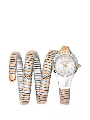 Just Cavalli Ravenna Snake 22mm Watch - Silver