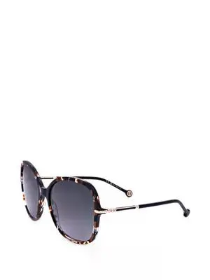 Carolina Herrera Tortoiseshell-effect Sunglasses - Black
