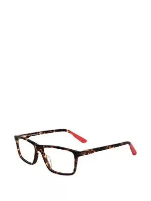 Under Armour Tortoiseshell-effect Rectangle-frame Glasses - Brown