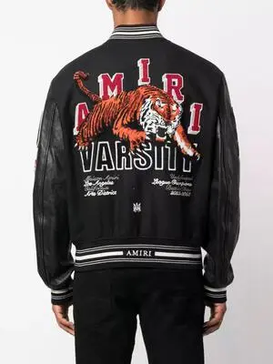 Amiri Logo-patch Varsity Jacket