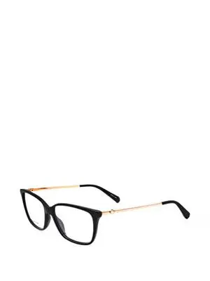 Moschino Heart-motif Cat-eye Frame Glasses - Black
