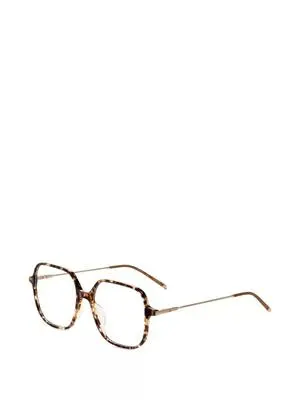 Zadig&Voltaire Tortoiseshell-effect Geometric-frame Glasses - Brown