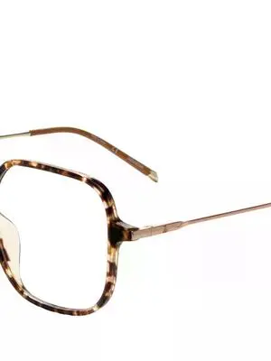 Zadig&Voltaire Tortoiseshell-effect Geometric-frame Glasses