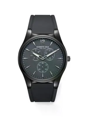 KENNETH COLE Round-face 44mm Watch - Grey