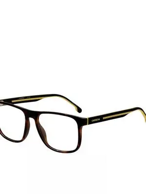 Carrera Eyewear Tortoiseshell-effect Rectangle-frame Eyeglasses - Black