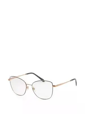 BVLGARI Geometric-frame Glasses - Gold