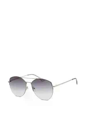 Calvin Klein Geometric-frame Sunglasses - Silver