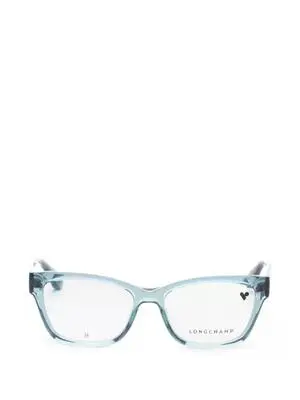 Longchamp Transparent Cat-eye Glasses - Blue