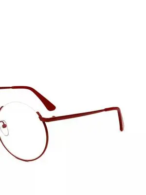 Marni Round Frame Eyeglasses - Red