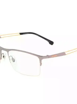 Carrera Eyewear Logo-lettering Rectangle-frame Glasses - Grey