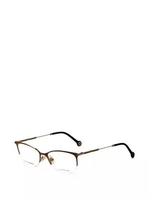 Carolina Herrera Glitter-detail Cat-eye Glasses - Brown