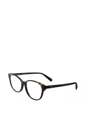 FERRAGAMO Round-frame Glasses - Brown