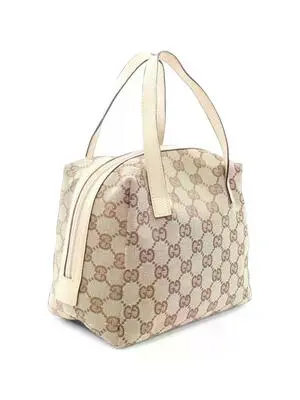 Gucci 2000-2015 Mini Gg Canvas Balthus Tofu Bag Handbag - Neutrals