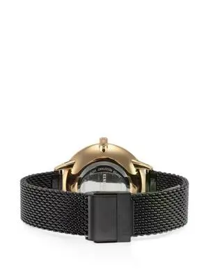 KENNETH COLE Crystal-embellished Mesh 33mm Watch
