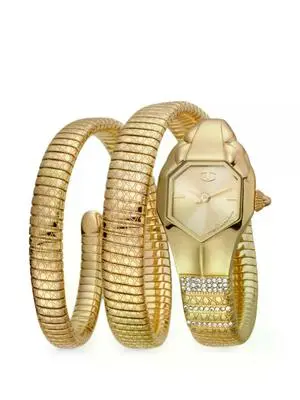 Just Cavalli Glam Snake 22mm Watch - Gold