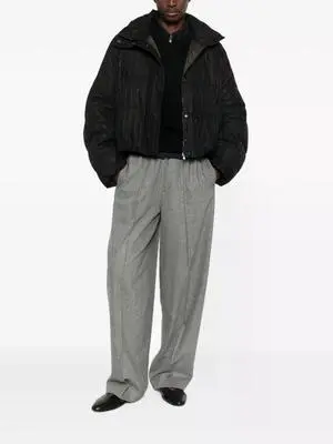 Brunello Cucinelli Sequin Embellished Striped Puffer Jacket