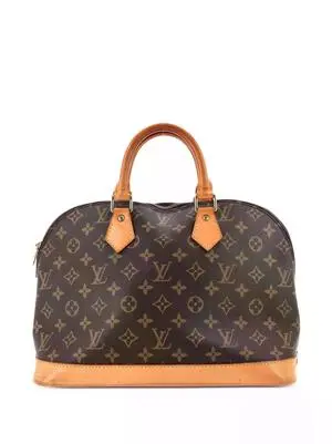 LOUIS VUITTON Monogram Canvas Alma Pm Satchel