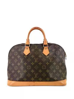 LOUIS VUITTON Monogram Canvas Alma Pm Satchel