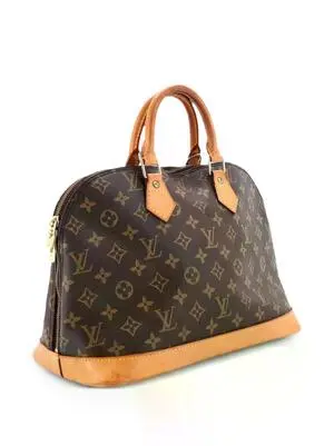LOUIS VUITTON Monogram Canvas Alma Pm Satchel