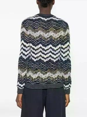 Missoni Zigzag-knit Crew Neck Sweater