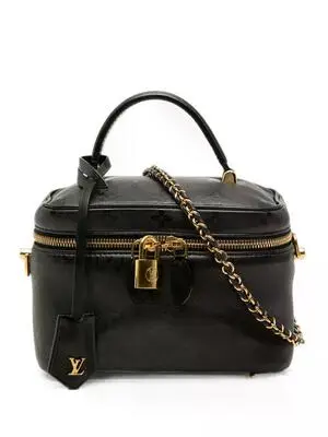LOUIS VUITTON 2020 Monogram Ink Vanity Pm Satchel - Black