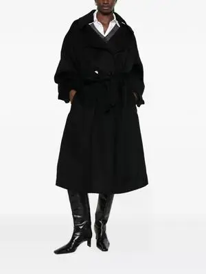 THE FRANKIE SHOP Belted Double-breasted Coat