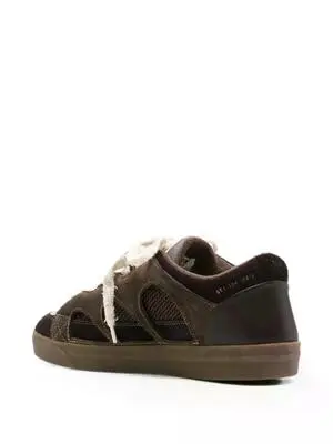 SANTHA Love Park Cut-out Panelled Sneakers